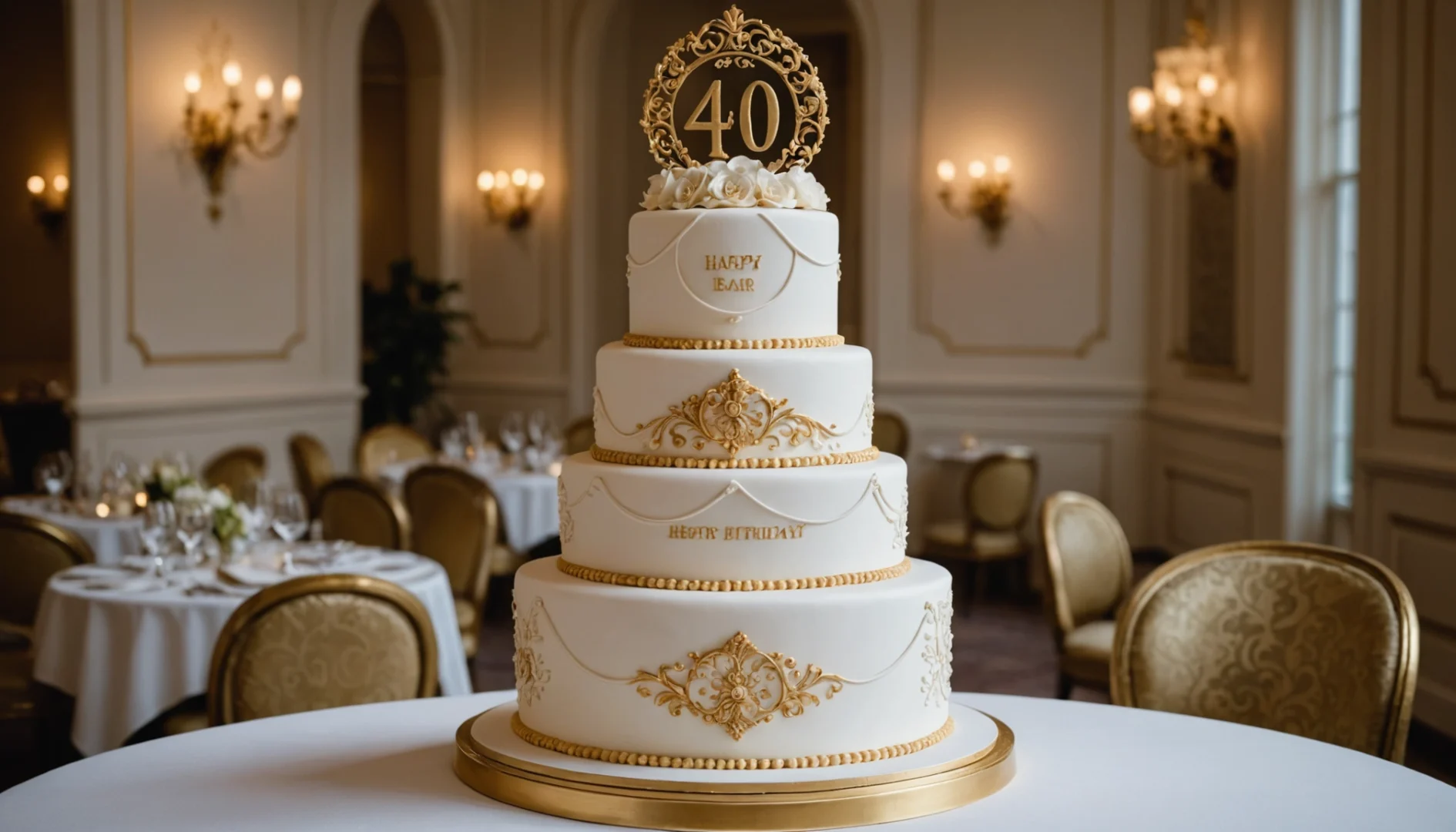 Voici les métadonnées au format JSON :{ 'MT': 'Gâteau anniversaire 40 ...